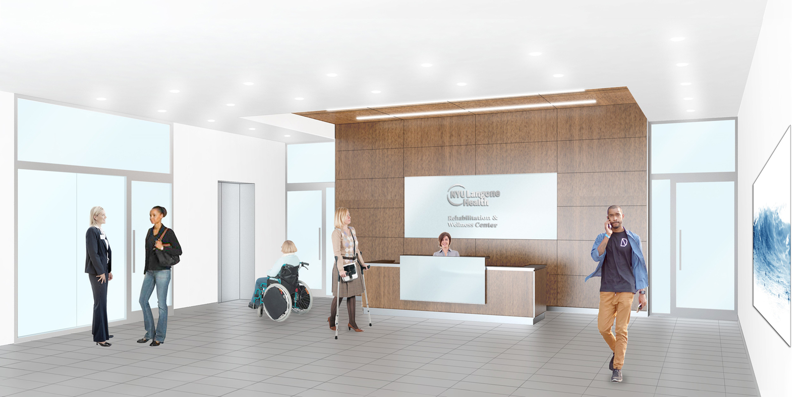 Stephen Yablon Architecture - NYU Rehabilitation & Wellness Center